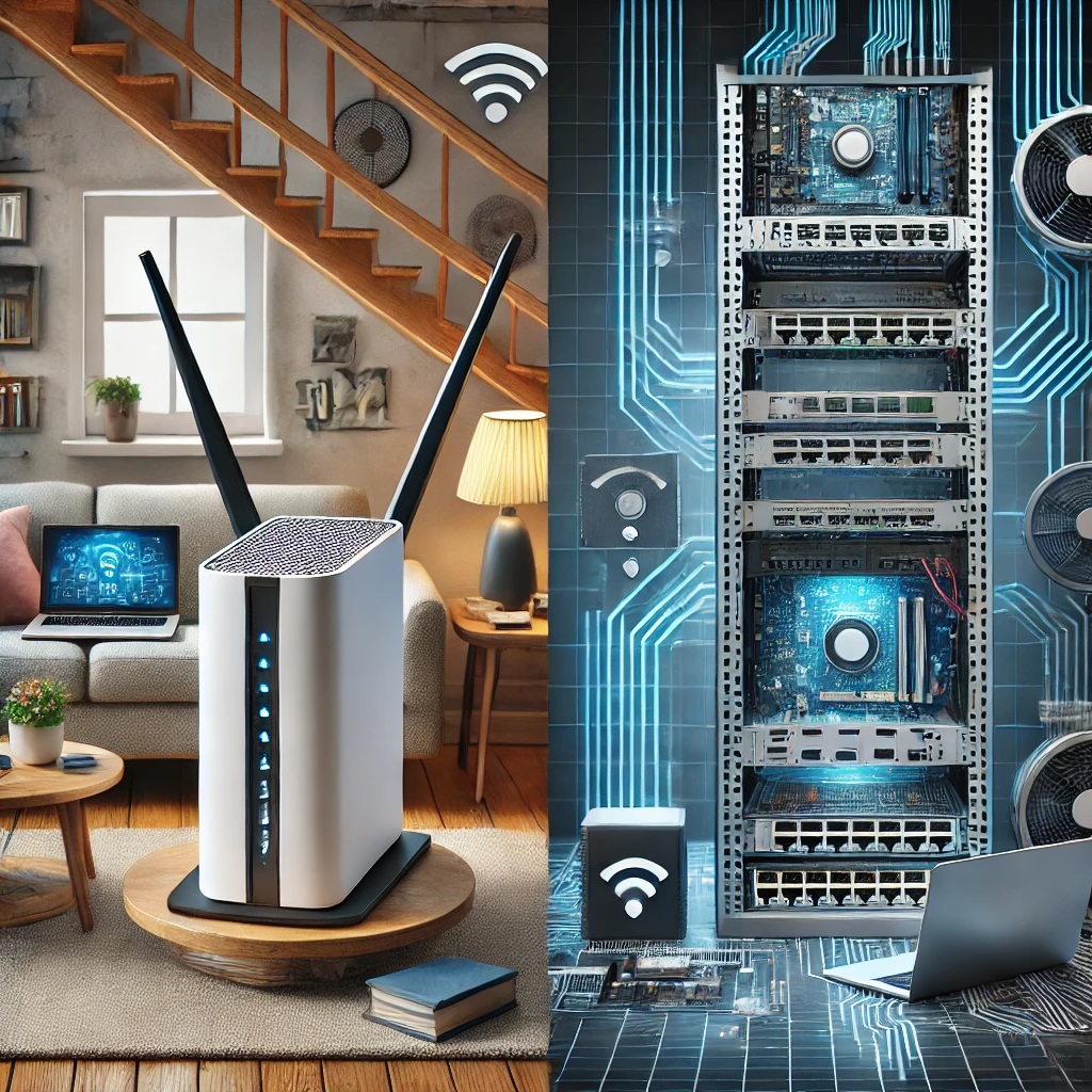 Qual a principal diferença entre um aparelho de wifi home para um ...